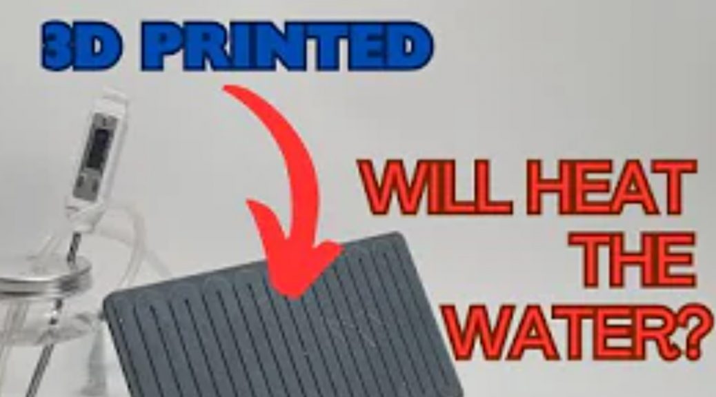 How to make a 3D Printed Solar Heater - Zylascope Music